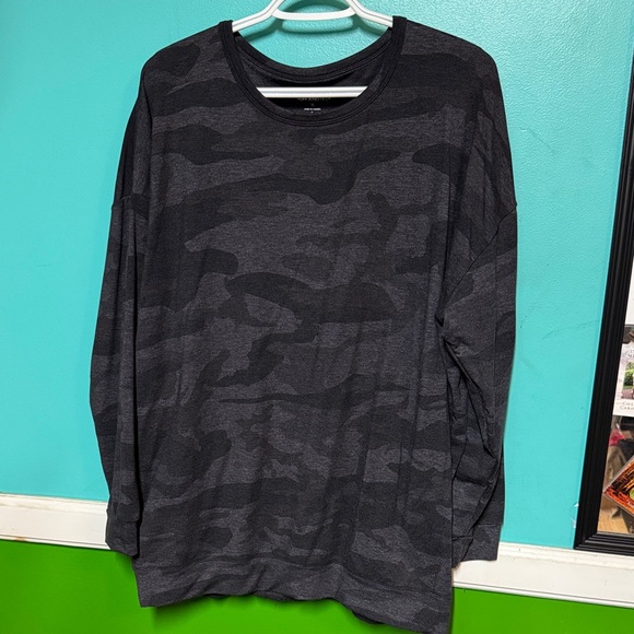 Tuff Athletics | Tops | Tuff Athletics Charcoal Camo Long Sleeve Tee ...